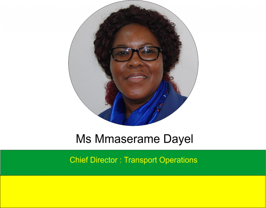 Senior Management – Department of Community Safety and Transport Management