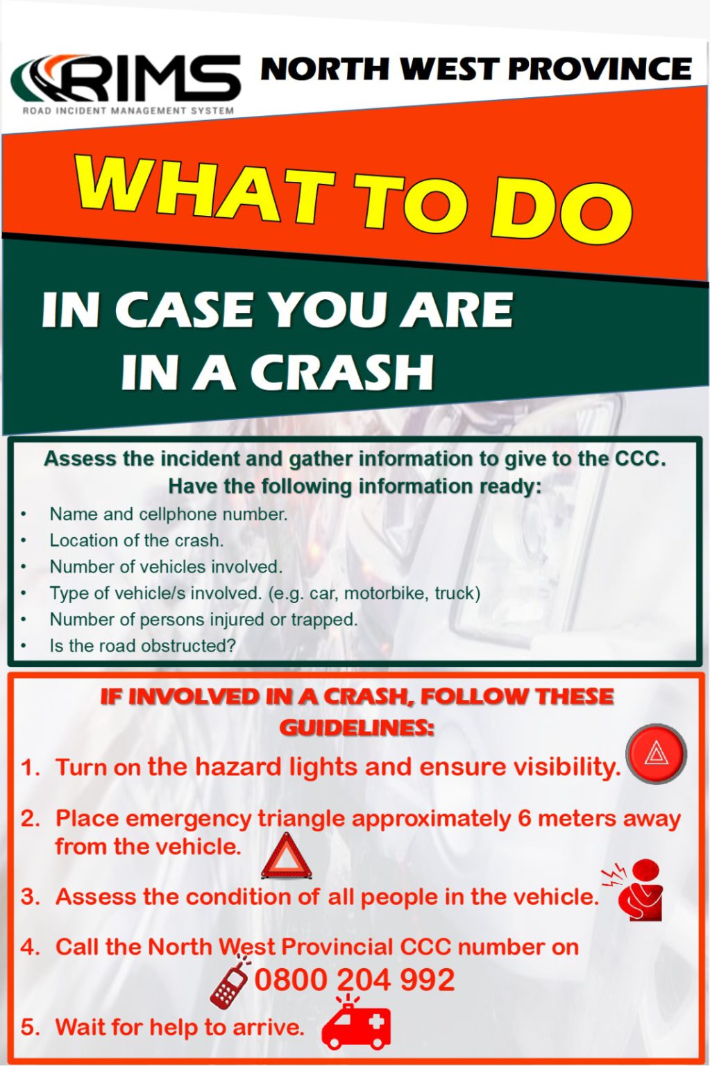 Road Incident Management System – Department of Community Safety and ...