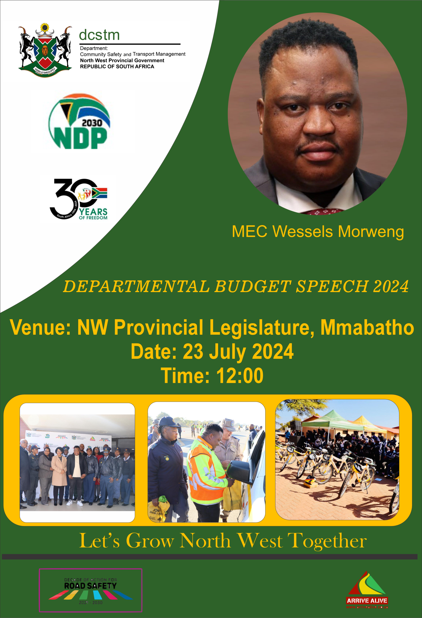 MEC Morweng tabled 2024/25 budget vote – Department of Community Safety ...