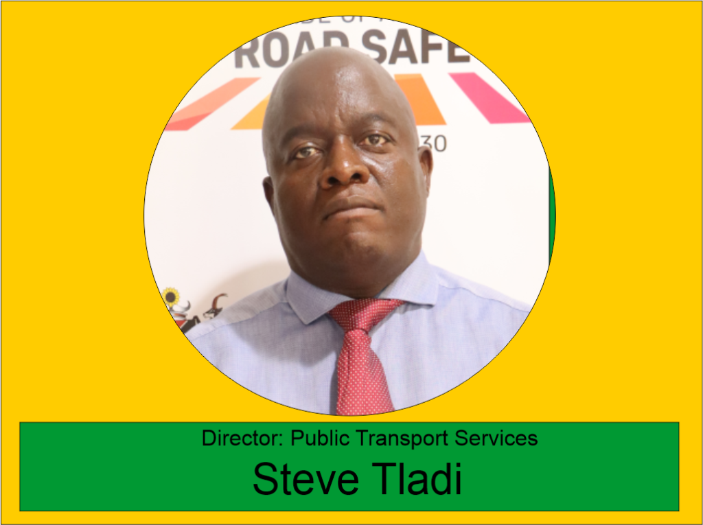 Steve Tladi – Department of Community Safety and Transport Management