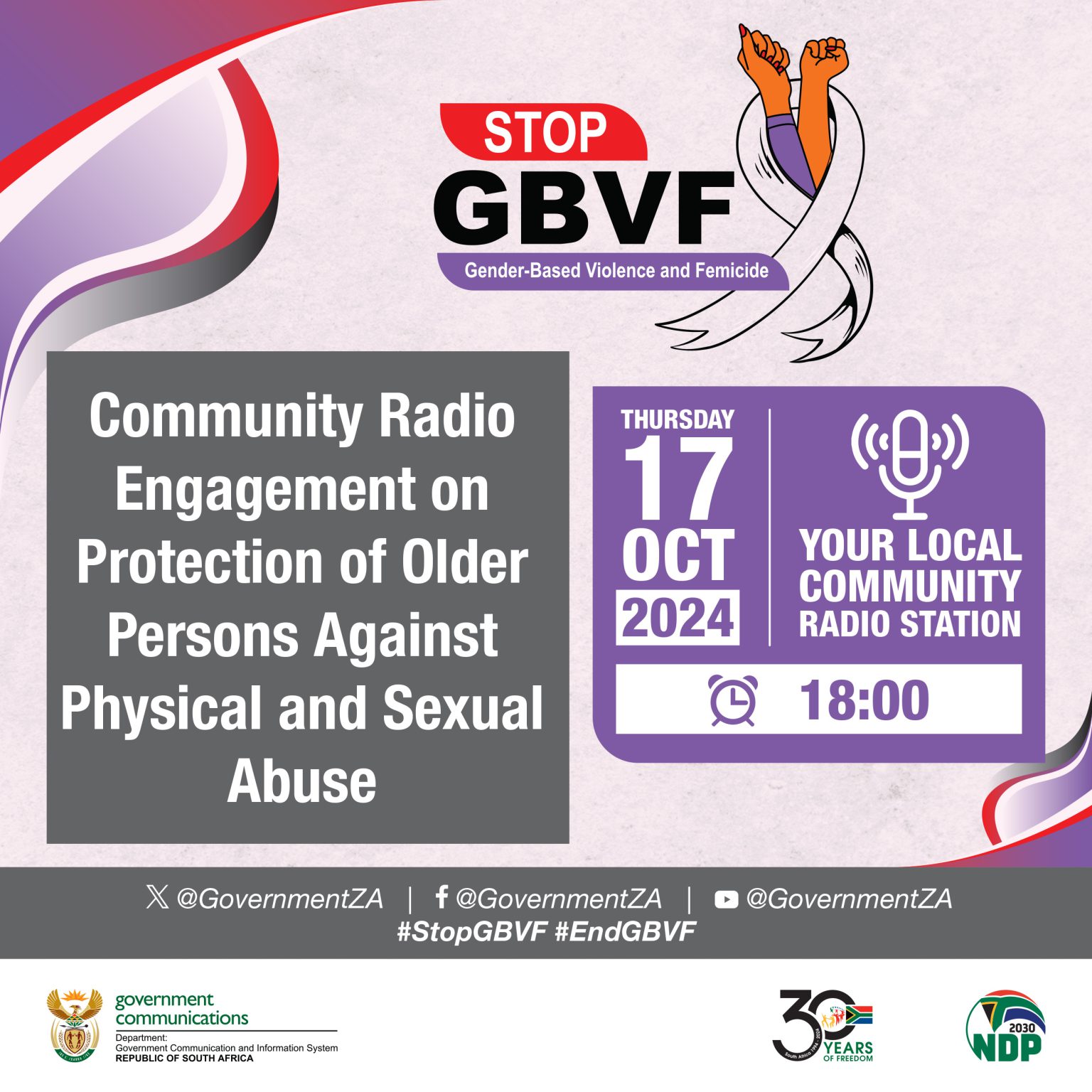 PROTECTION OF OLDER PERSONS AGAINST VIOLENCE AND ABUSE – Department of ...
